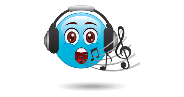 Singing Smiley | Symbols & Emoticons