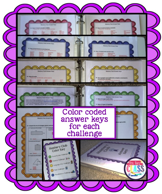 Mrs. Renz' Class: Mastery Club is Now Updated and BETTER Than Ever!