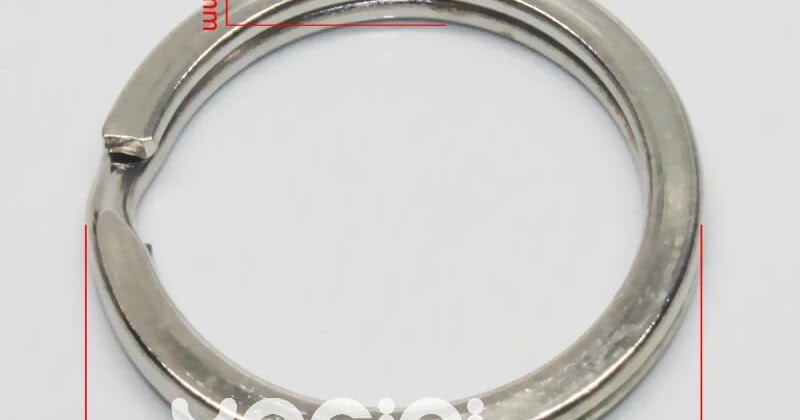 Ring Gantungan Kunci Pipih Gundul Polos 25 mm - Silver - Direktori Toko ...