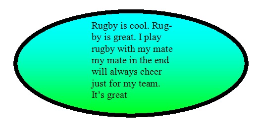 Room 3: Rugby poems by room 3