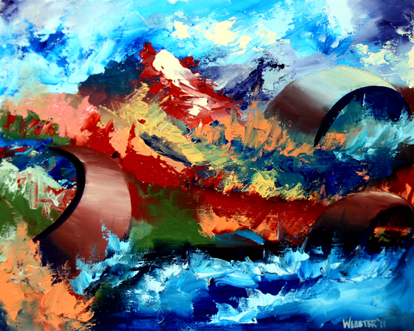 Daily Painters Abstract Gallery: Mark Webster - Abstraction 9 ...