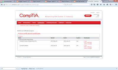 Teguh Triharto: .::: Sertifikasi Teguh Triharto