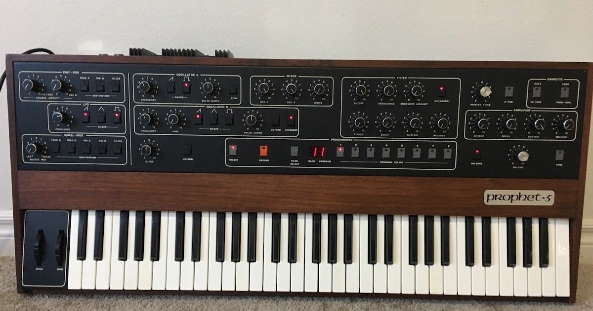 MATRIXSYNTH: Sequential Circuits Prophet-5 Keyboard Synthesizer