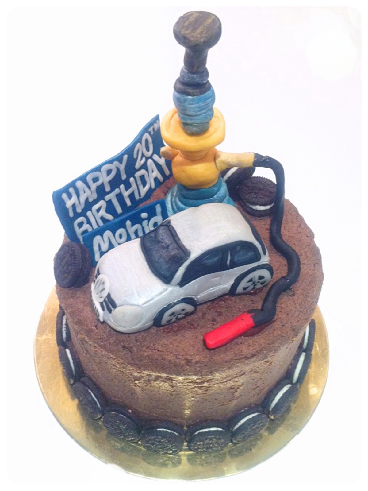 Volkswagen Golf Car and Shisha Oreo Cake | Chérie Kelly