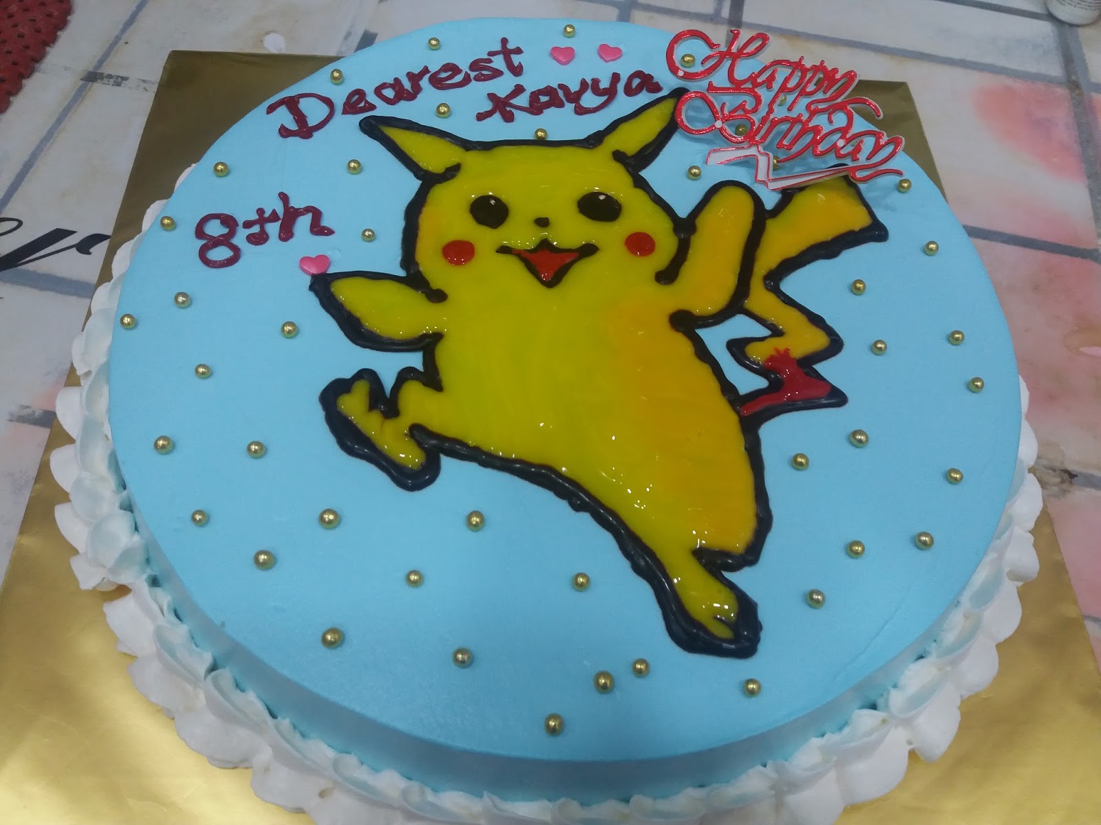 YES.HomemadeBakery : Strawberry Chilled Cheese Cake - Pokemon Theme
