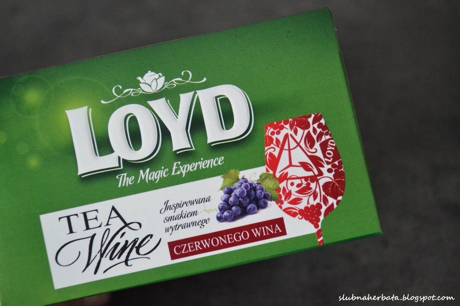 Ślubna Herbata: Loyd Tea Wine inspirowana smakiem czerwonego wina