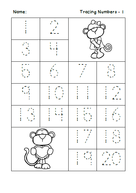 The Paper Maid: My Monkey Counting