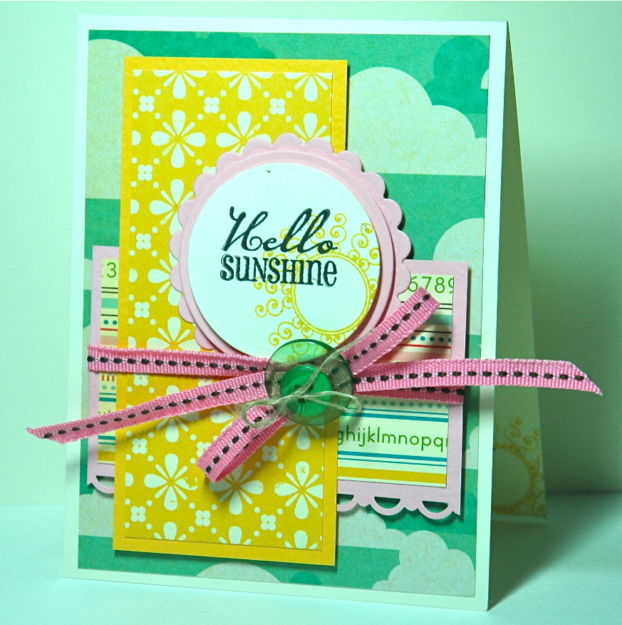 Stacey's Stamping Stage: Hello Sunshine