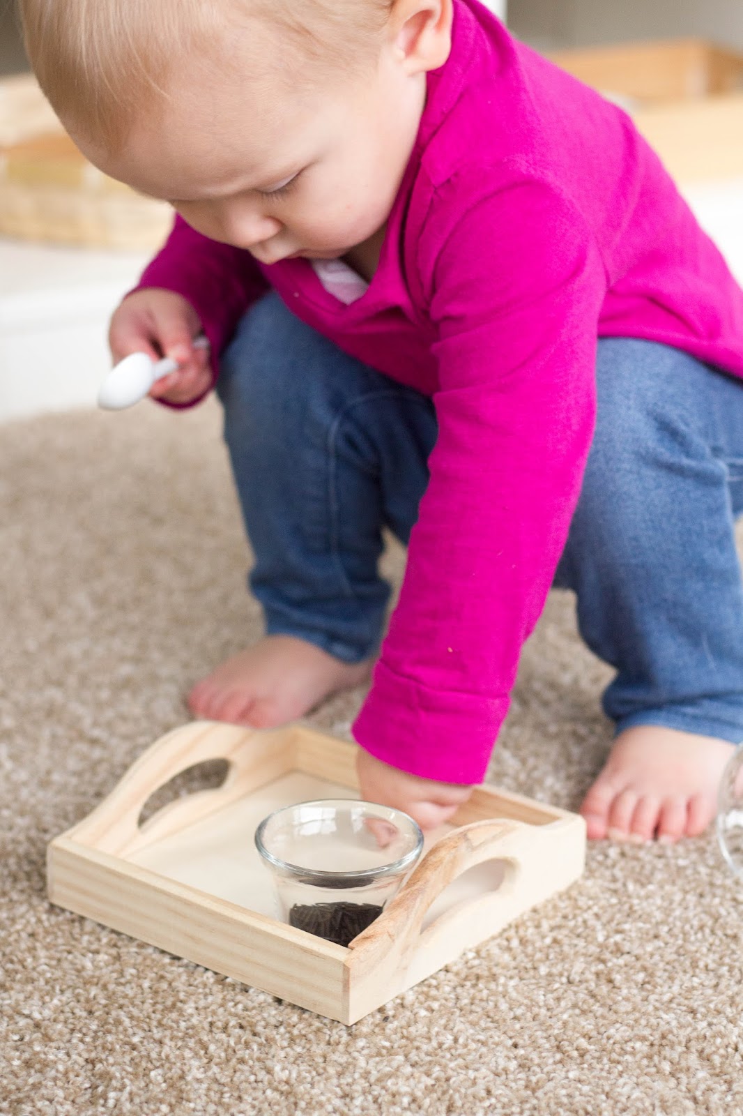 Introduction to Spooning for Montessori Toddlers