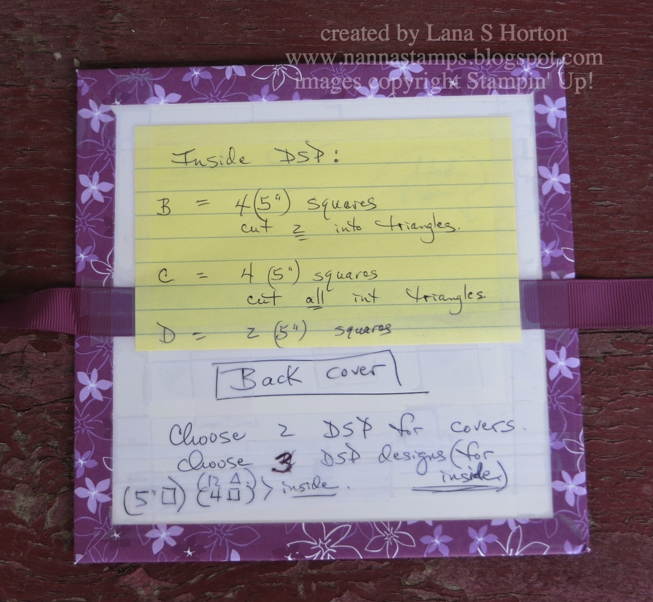 Stamping with Nanna: Blossoms and Bliss Squash Book with A Squash Book ...