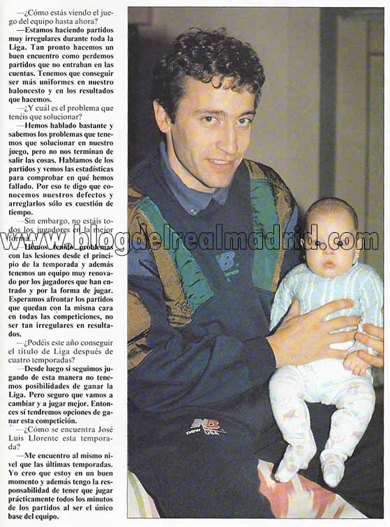 José Luis Llorente - Revista Oficial Real Madrid (1991) | Blog del Real ...