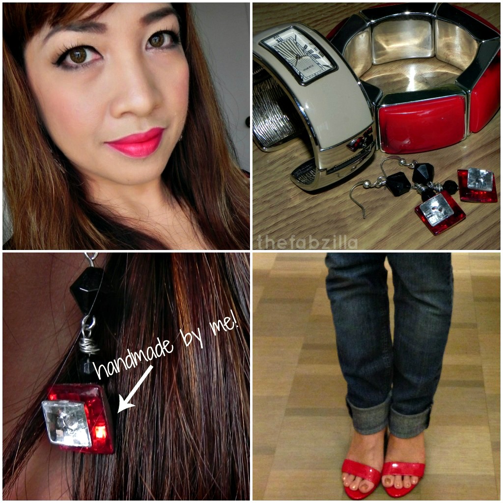 Post V-Date OOTD & FOTD: It's a Rosy Kind of Day - thefabzilla