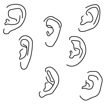 Drawing Common Ear Shapes for Kids | We Draw Kids - Children's ...