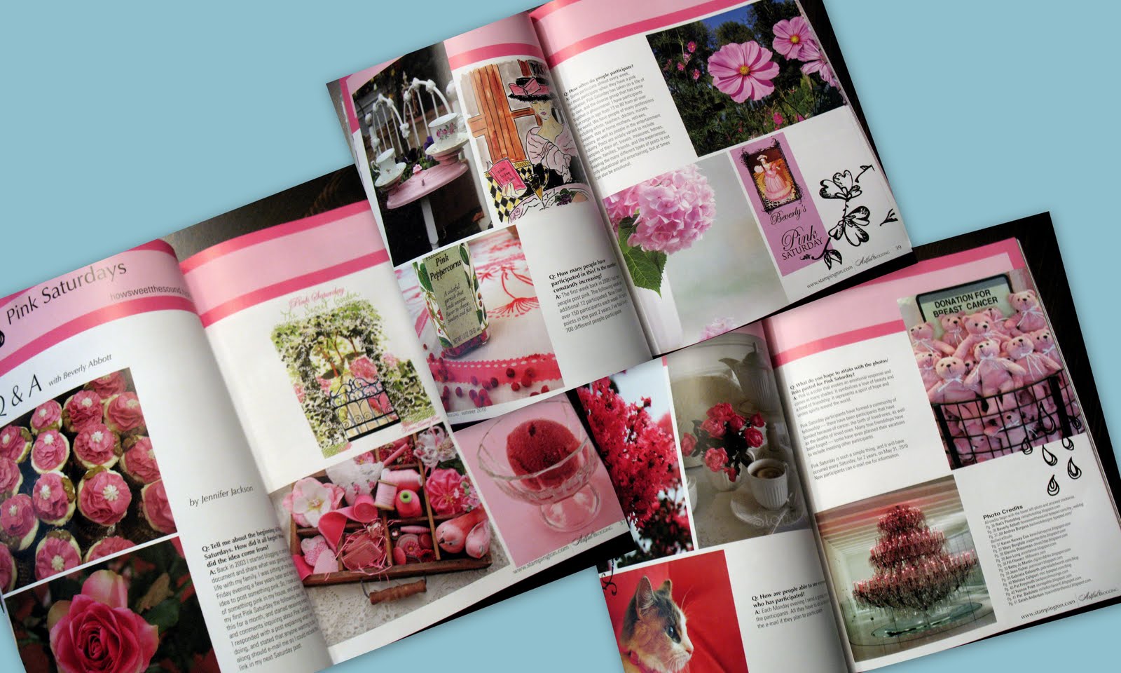 Mille Fiori Favoriti: Happy Third Birthday to Pink Saturday