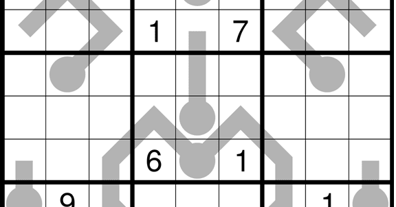 Thermometer Sudoku Puzzle (Fun With Sudoku #393)