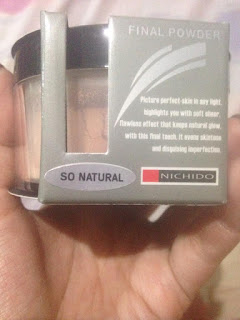 Yhang's MakeUp Collection: Nichido Loose Final Powder in So Natural