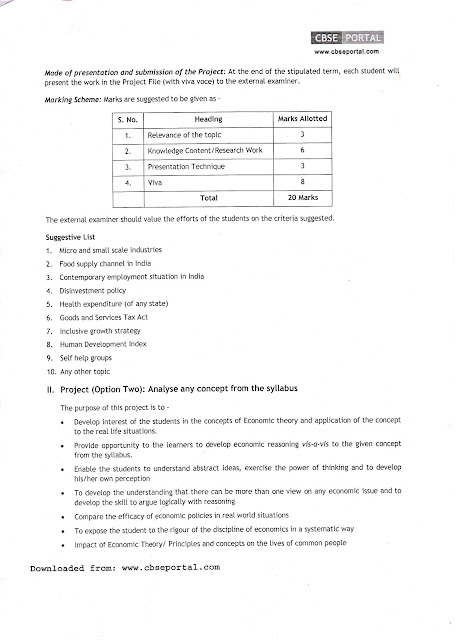 Eco.edu: CBSE INTRODUCE PROJECT FOR CLASS XII ECONOMICS FROM SESSION ...