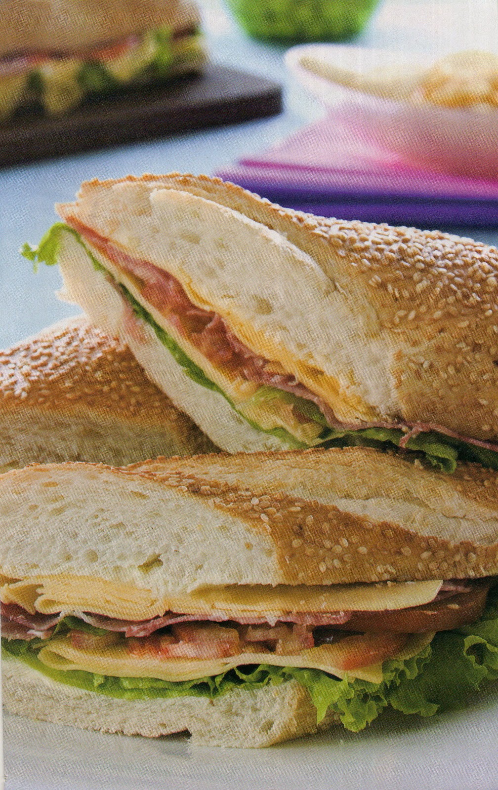 Meu Baú de Receitas: SANDUÍCHE DE METRO