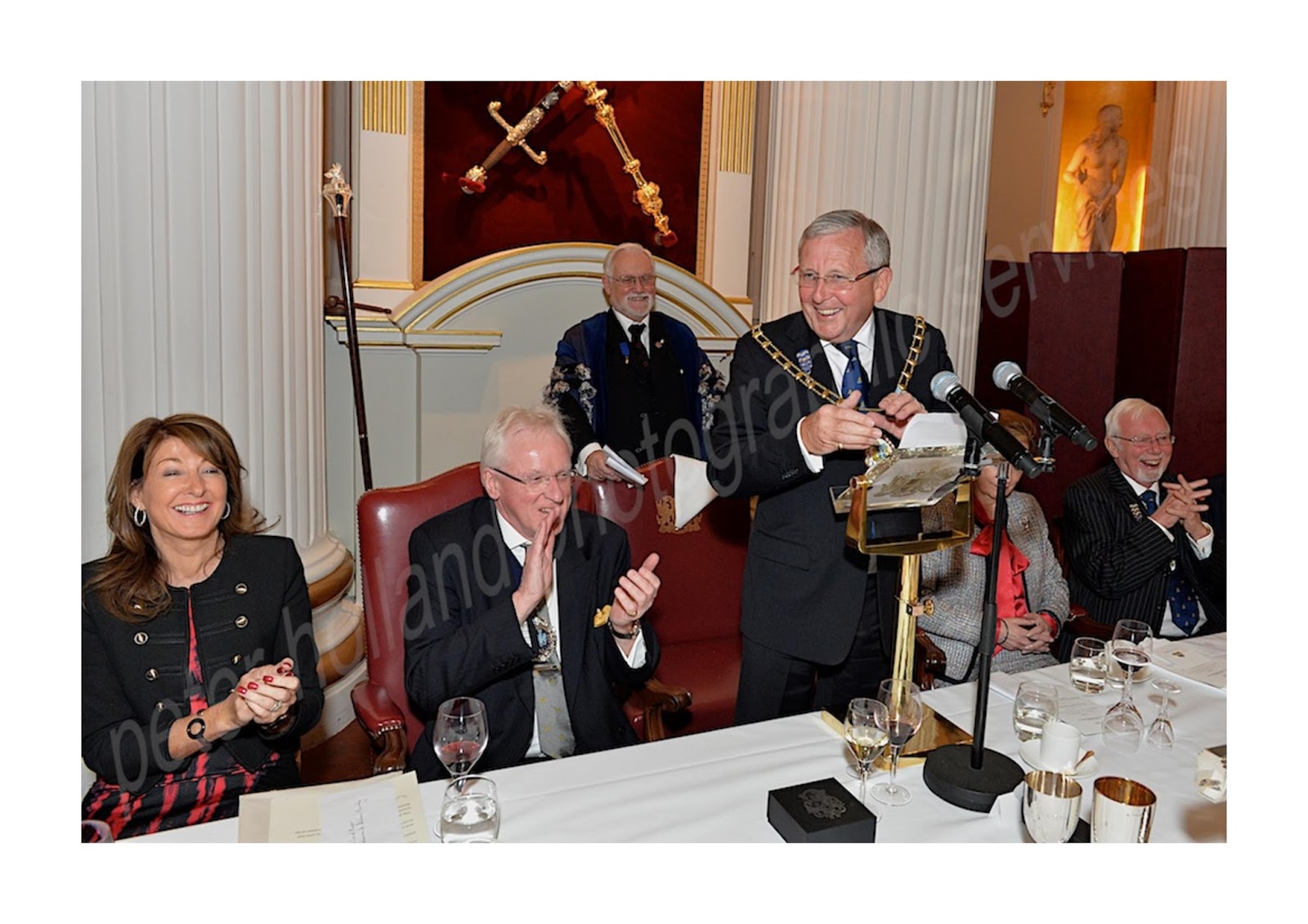 Master Water Conservator: 92. More Photographs of the Myddelton Lunch