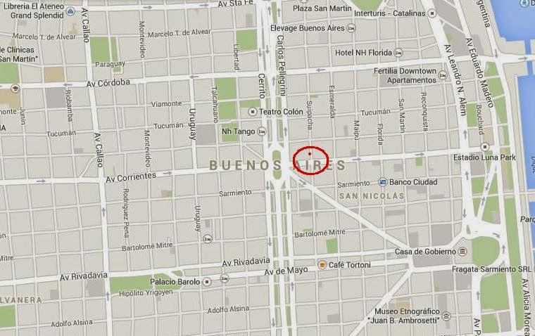 GARDEL EN SUS MONUMENTOS: En Suipacha 425 - Buenos Aires