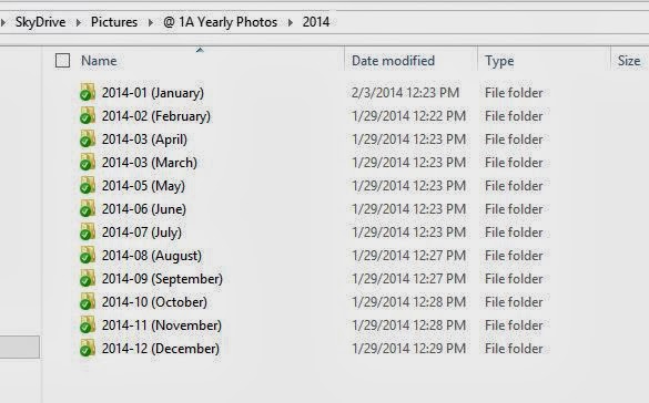 Simply Back to Basics: Organizing the 2014 Photos & Videos