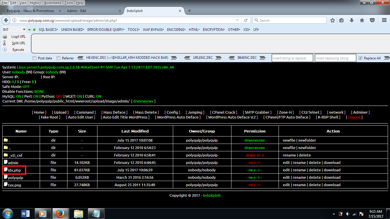 Tutorial Deface Menggunakan Teknik SQLI Manual (DIOS) - Silentware