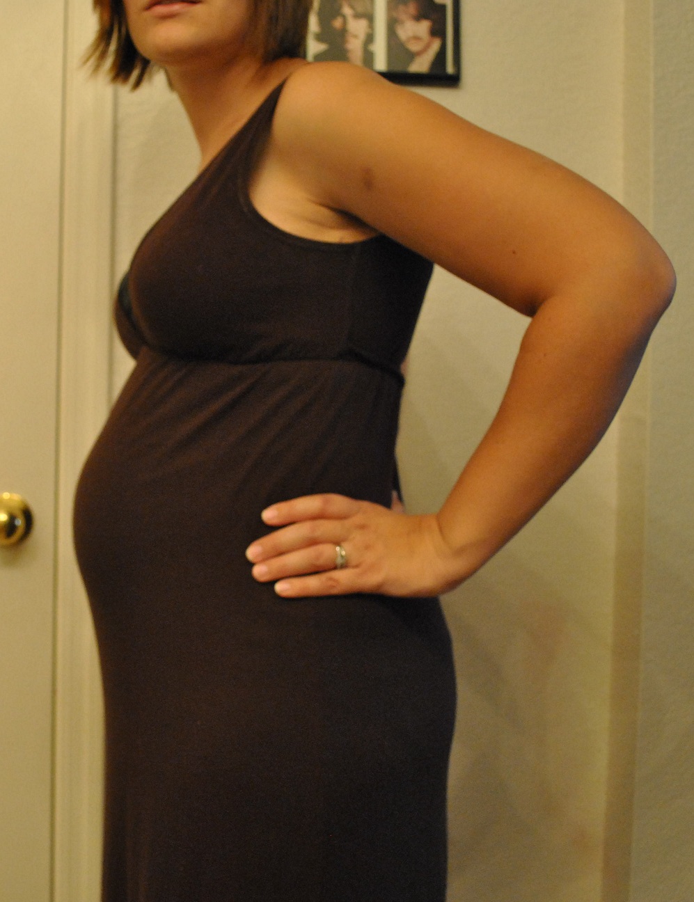 with a chance of: baby bump: 22 weeks.
