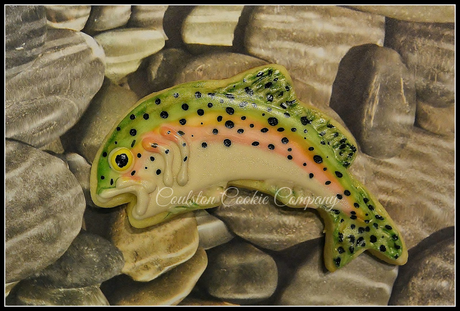 ...Coulston Cookie Company...: Hobby Cookies: Rainbow Trout Cookies