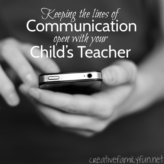 Keeping the Lines of Communication Open With Your Child's Teacher ...