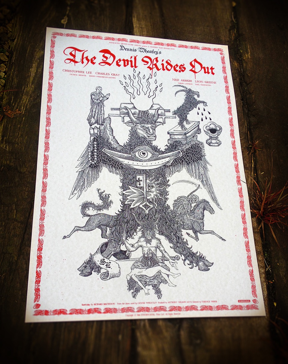 INSIDE THE ROCK POSTER FRAME BLOG: Sin Eater The Devil Rides Out Movie ...