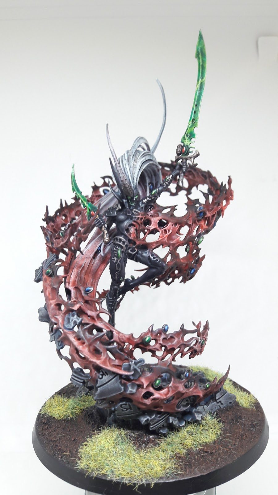 30Kplus40K: Eldar Wraithblade Paint Scheme - Proof of Concept