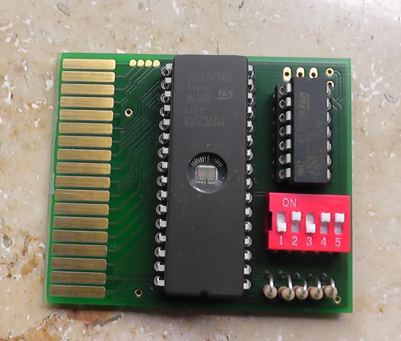 Slamy's Electronics Lab: Vectrex EPROM Cartridge finished
