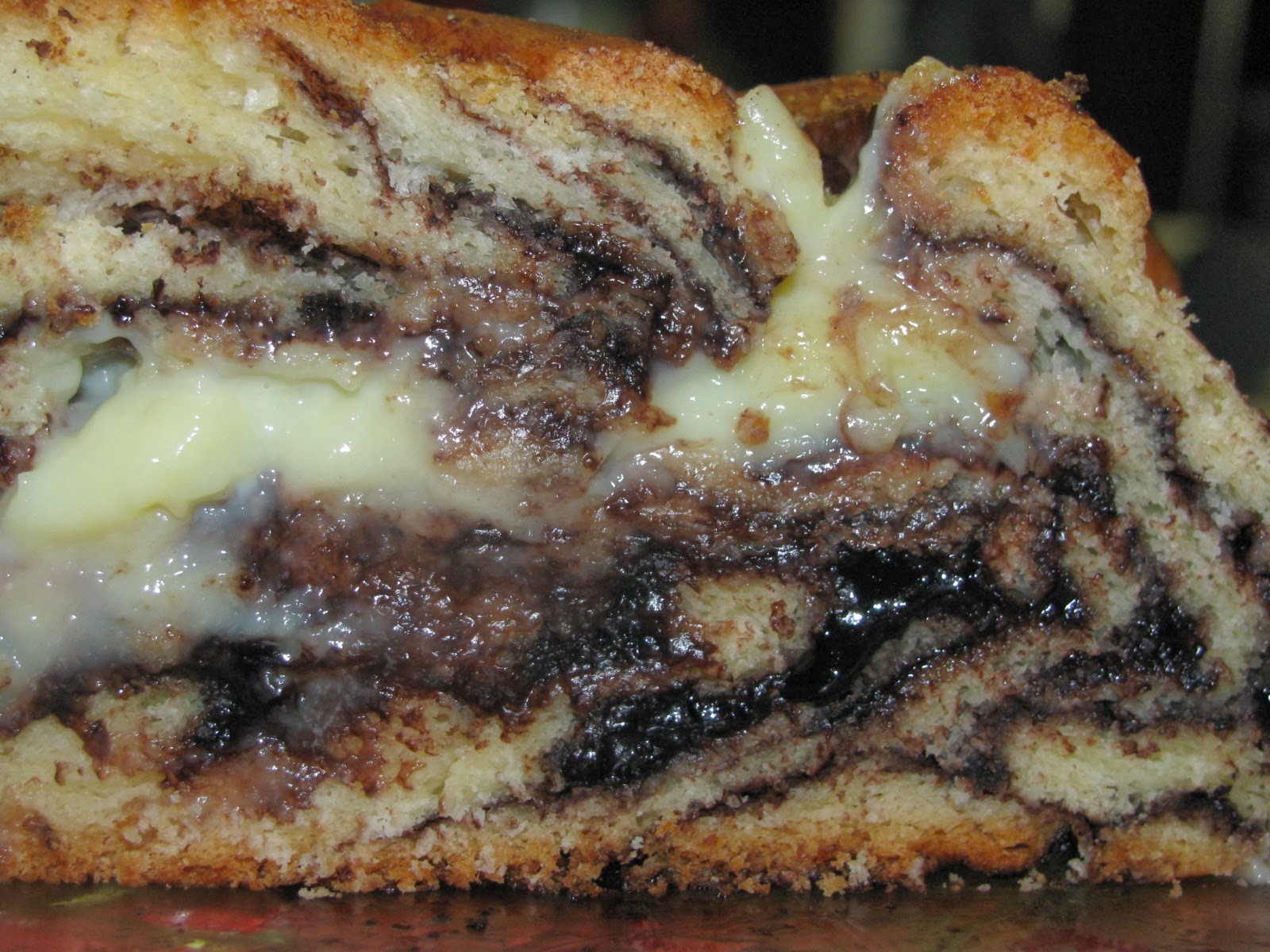 GoF3r1 a konyhában...: Vaníliás, kakaós csiga torta