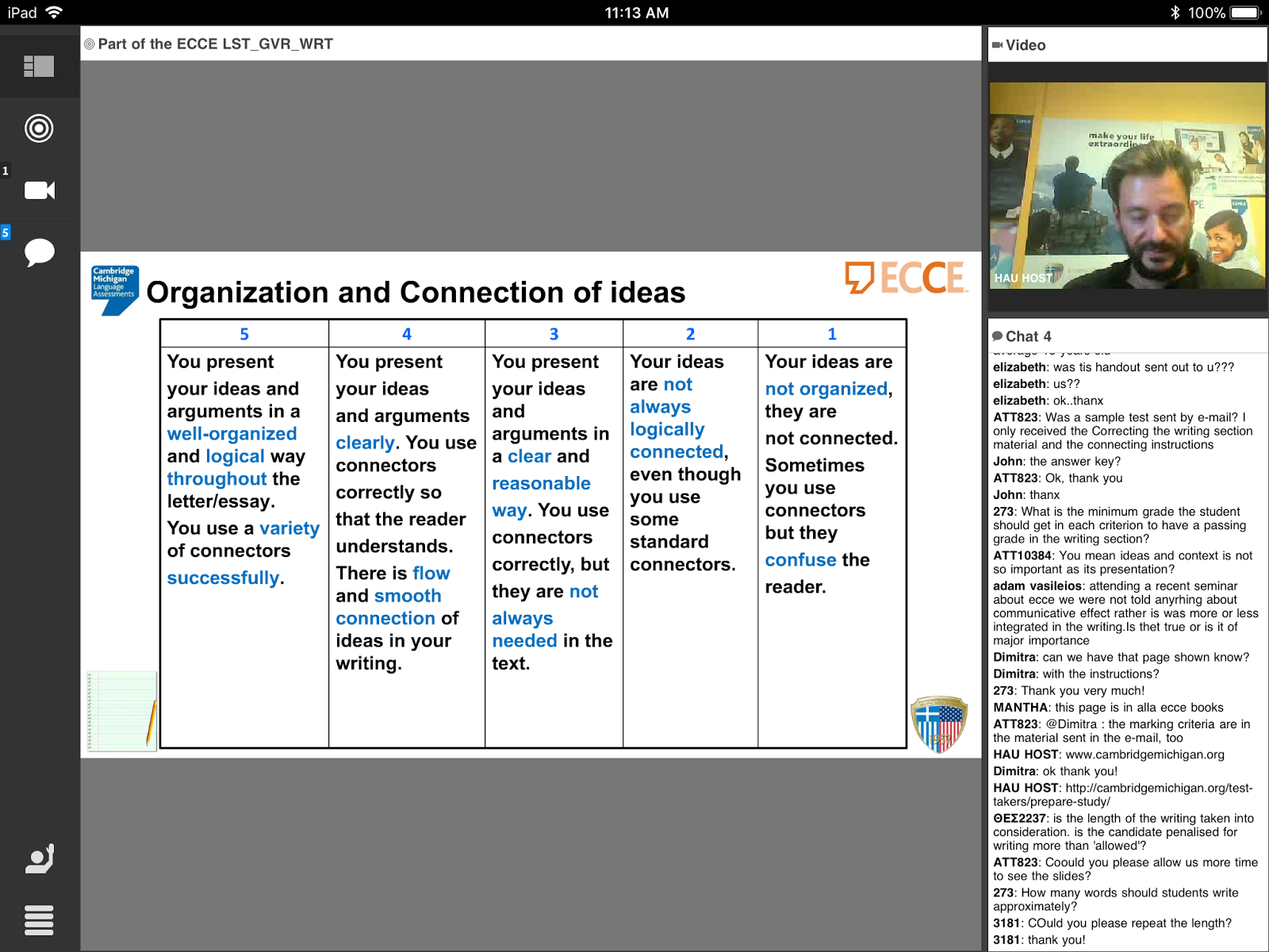 The Crazy Students: Webinar on ECCE writing: Simplified criteria and ...
