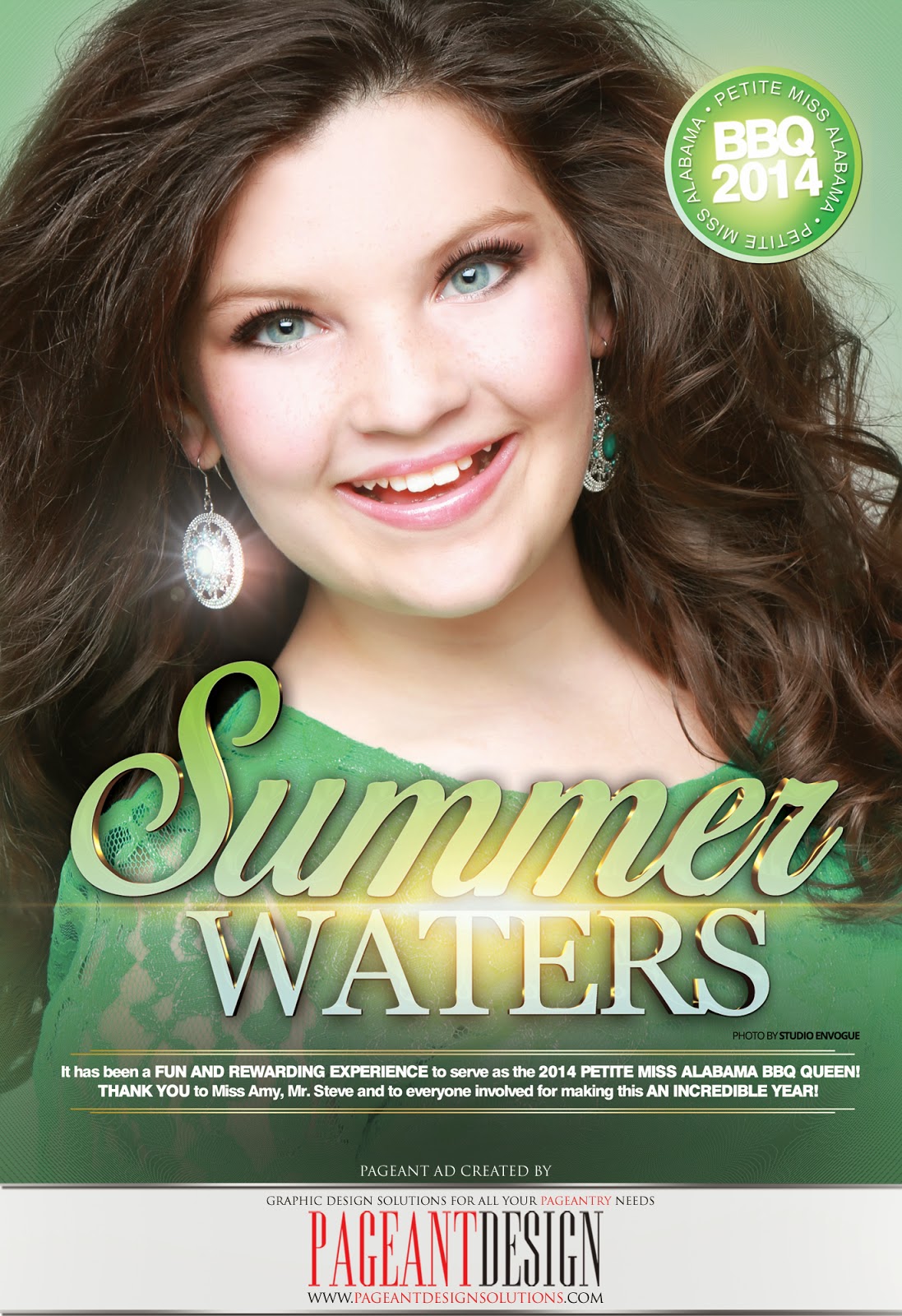 PAGEANT DESIGN | blog: MISS BBQ Festival Pageant Program Book Ad Design ...