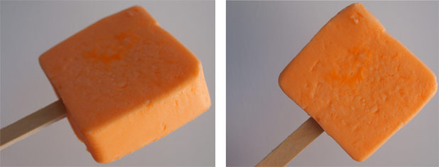 On Second Scoop: Ice Cream Reviews: Orange Starburst Sorbet Bar
