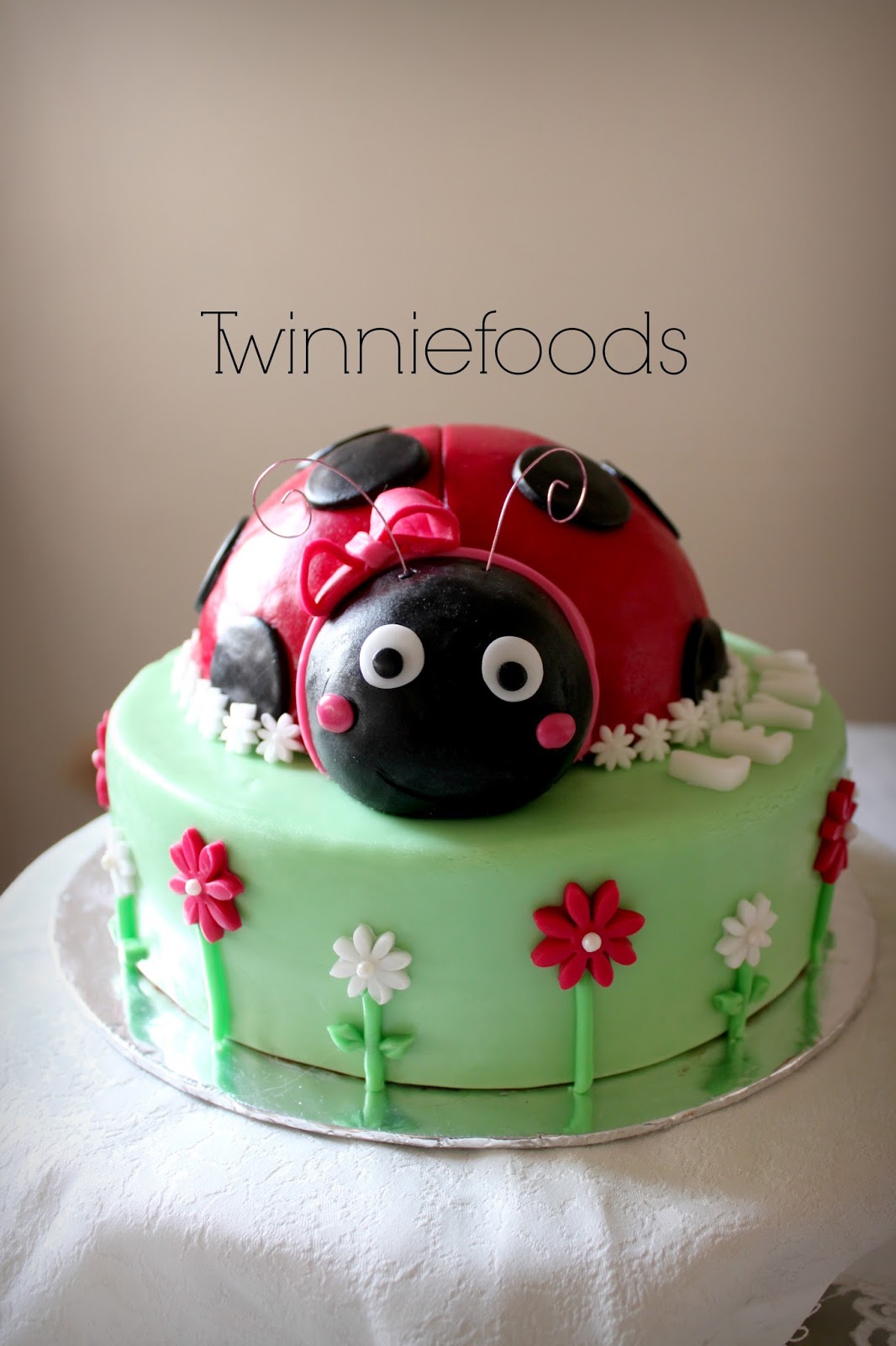 Ladybug Cake - TwinnieFoods