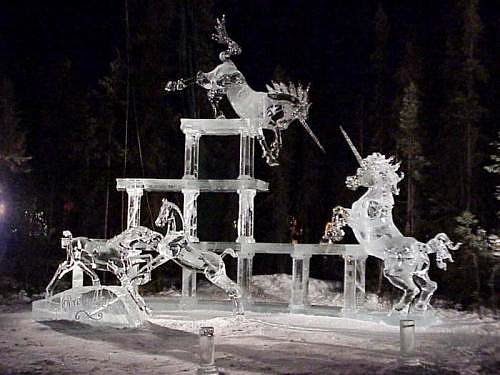 Arte com gelo | DidiNooz