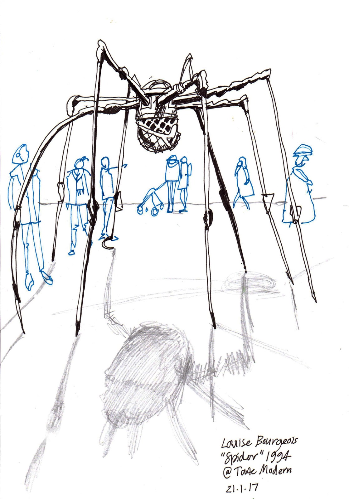 Urban Sketchers London: Spiders