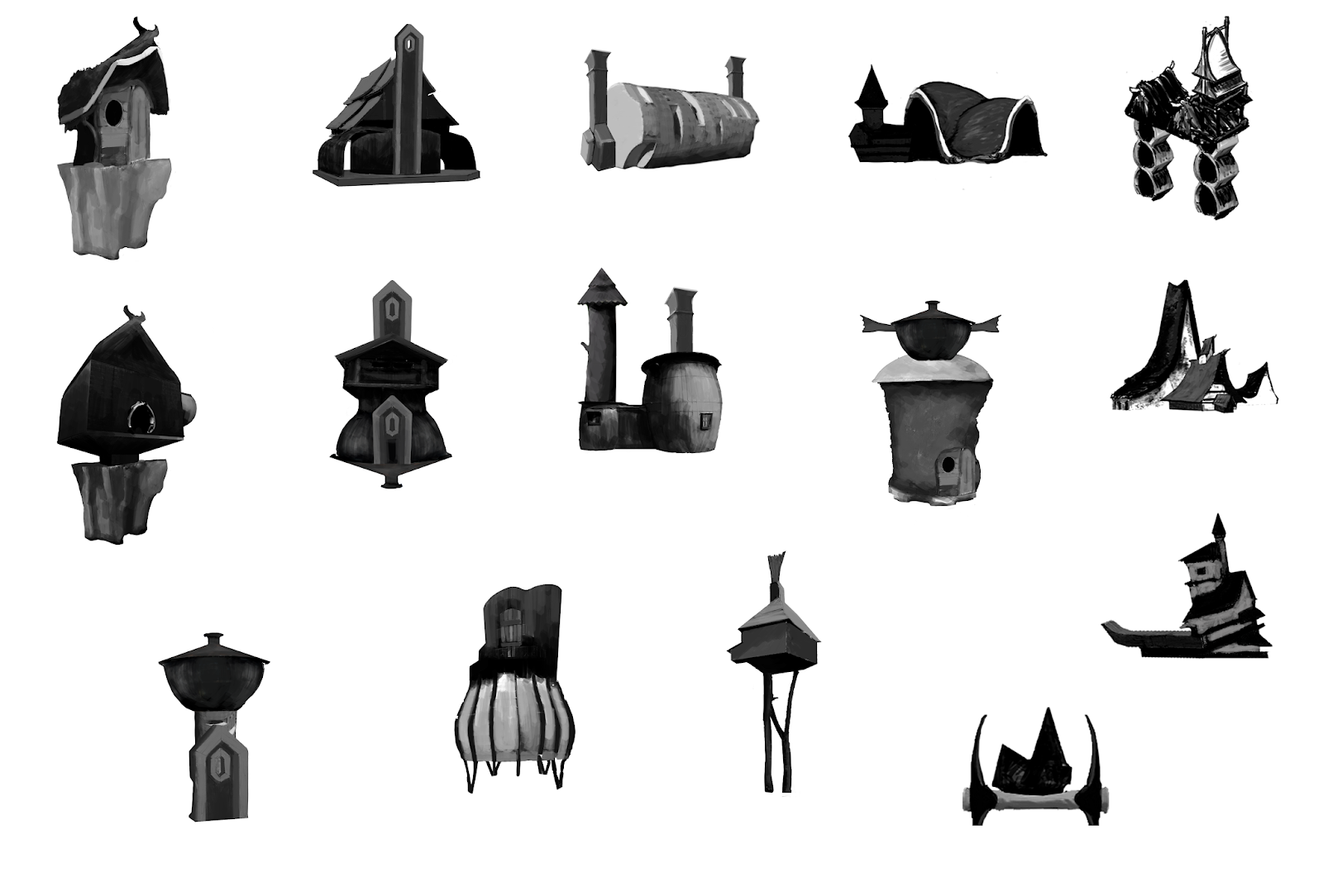 Concept Art - Uni Laval 2018: ANI2009_Raymond_Tony_Évolution_Design