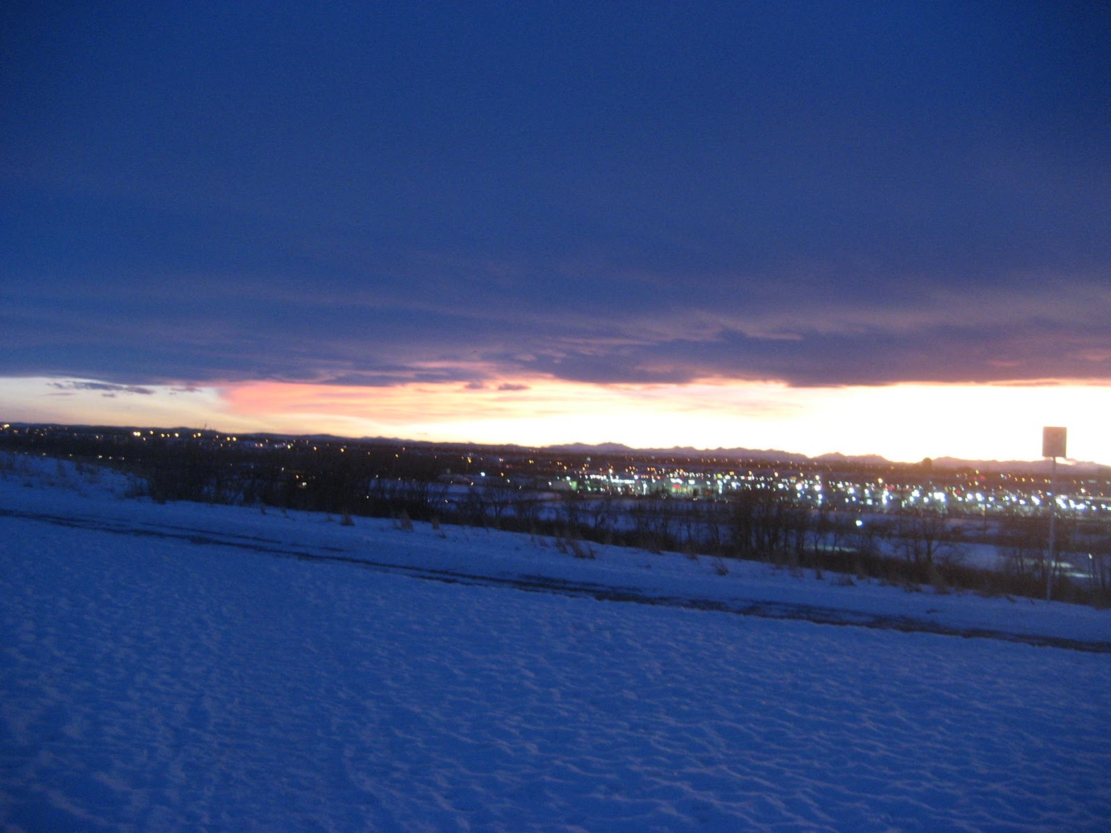 Calgary Scenes: Chinook Sunset