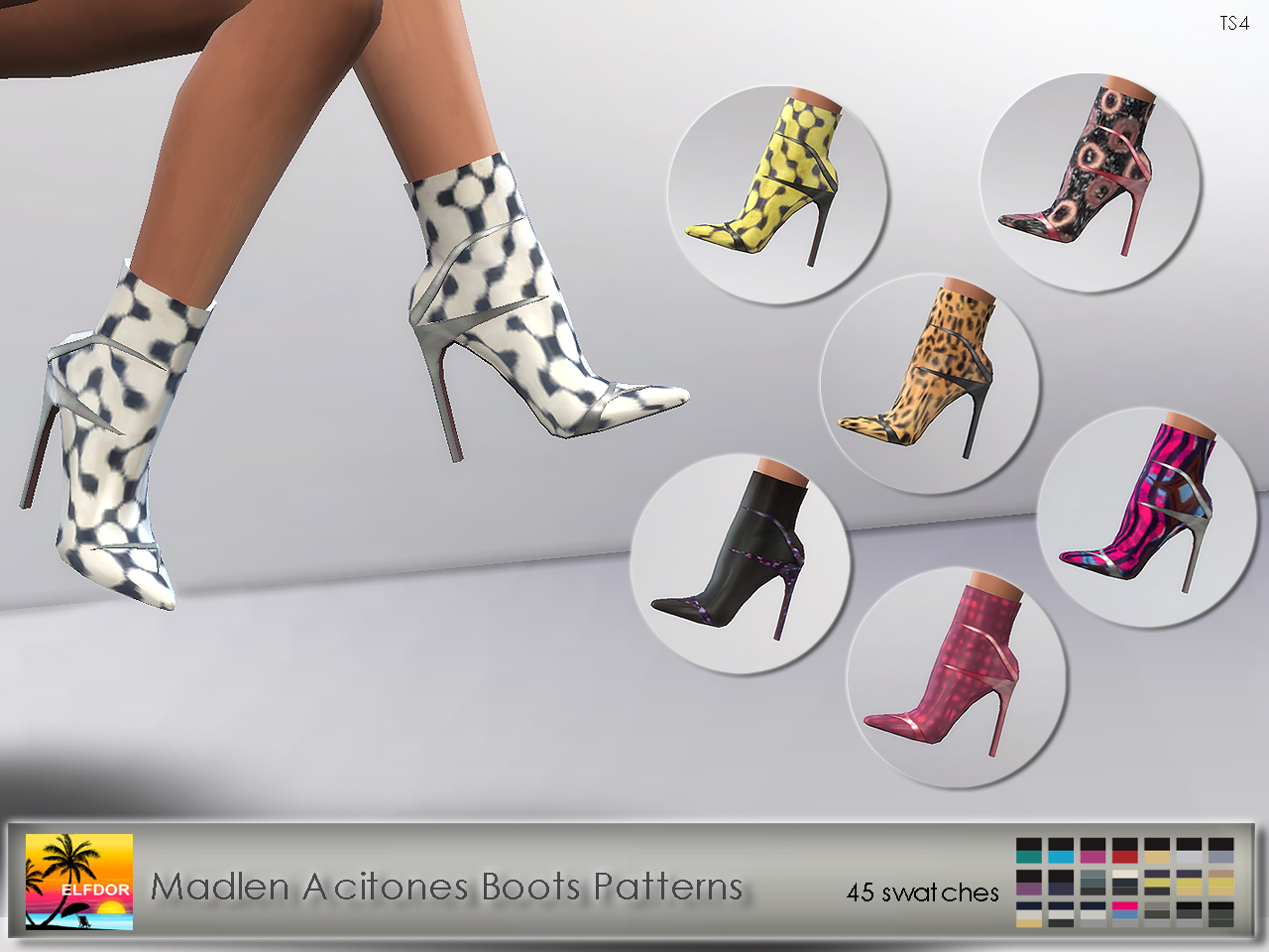 Madlen Acitones Boots Recolor - ELFDOR