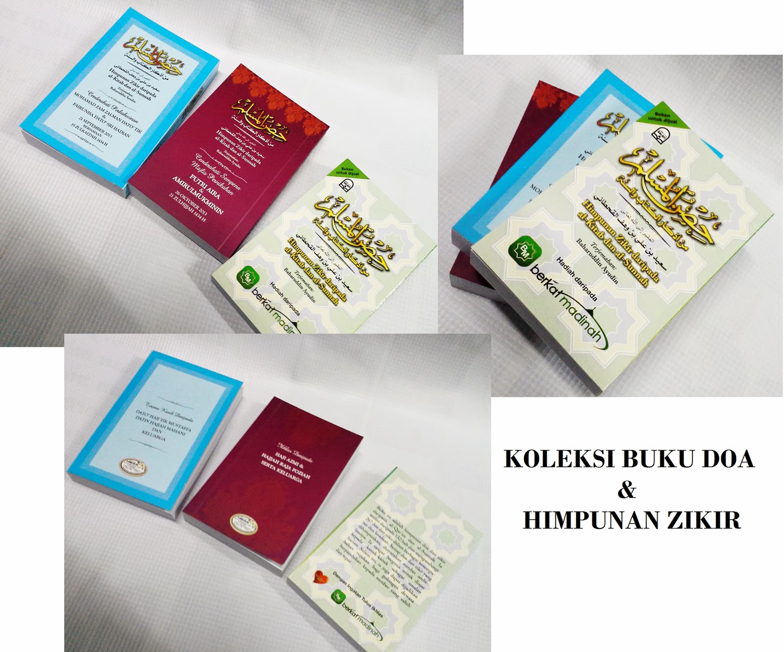 Doorgift Buku Doa | Percetakan Al-Hikmah