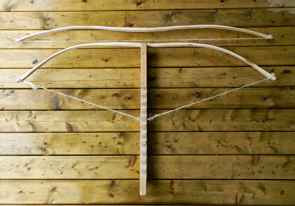 Elfshot: String of plaited deer skin