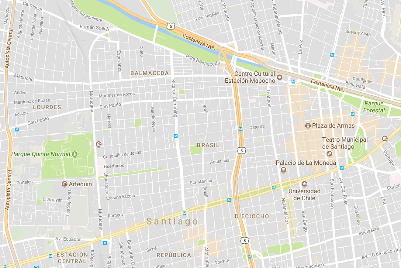 Gratis Santiago De Chile Mapa - onlinecitasripptende’s blog