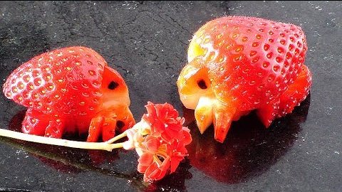 strawberry art decoration ~ ideas art and craft projects