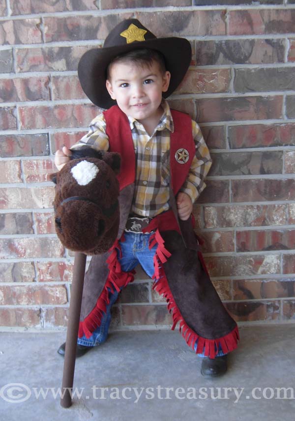 Tracy's Treasury: Cowboy Sheriff Costume Sewing Tutorial