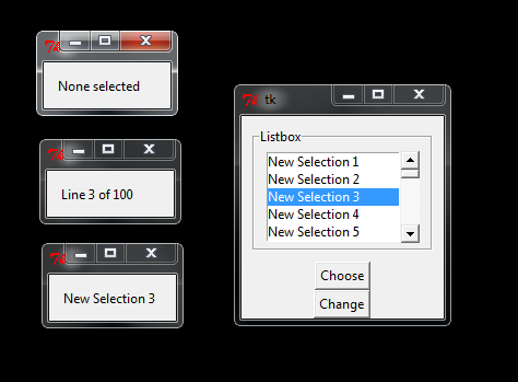 Bag of Python Tricks: Tkinter Listbox with Scrollbar on Python 3.2