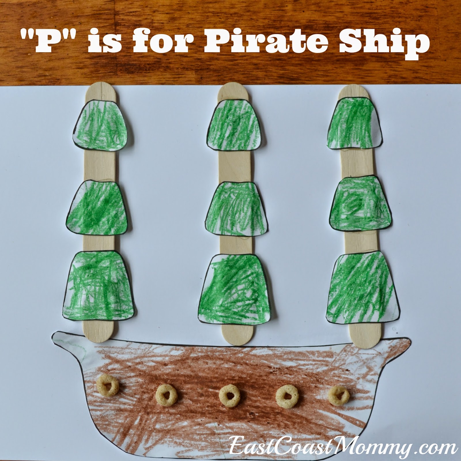 East Coast Mommy: Alphabet Crafts - Letter P