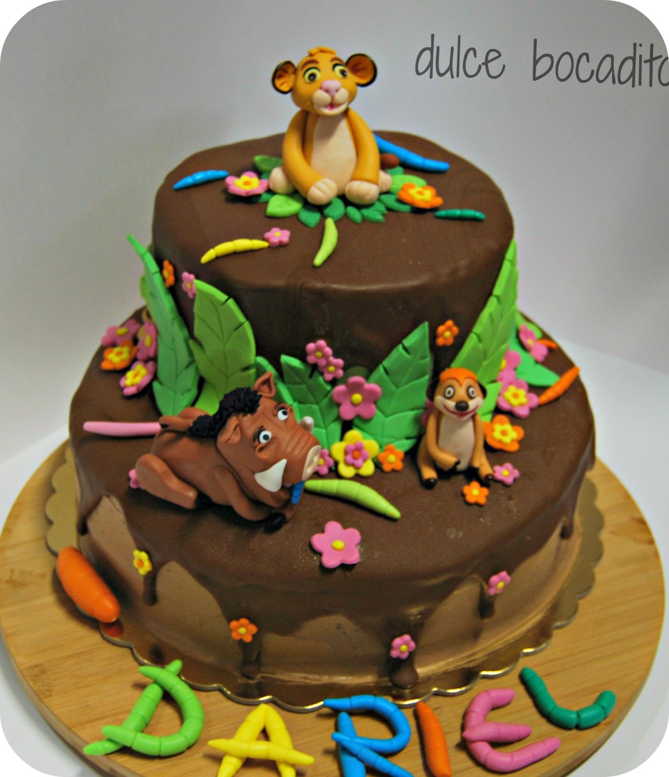 Dulce bocadito: ♥ Tarta de El Rey León, la mejor peli de Disney o mi ...